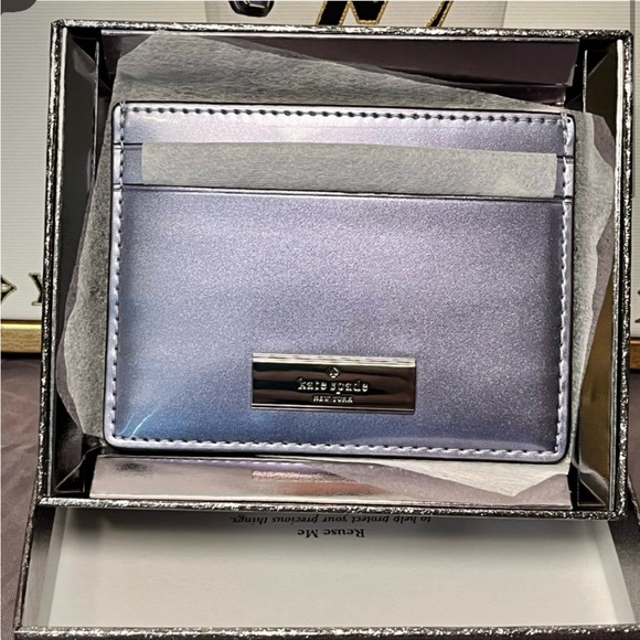 kate spade | Bags | Nwt Nib Kate Spade Iridescent Card Holder | Poshmark